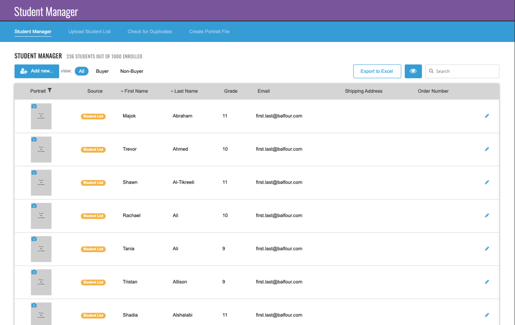 How do I upload a Student List?