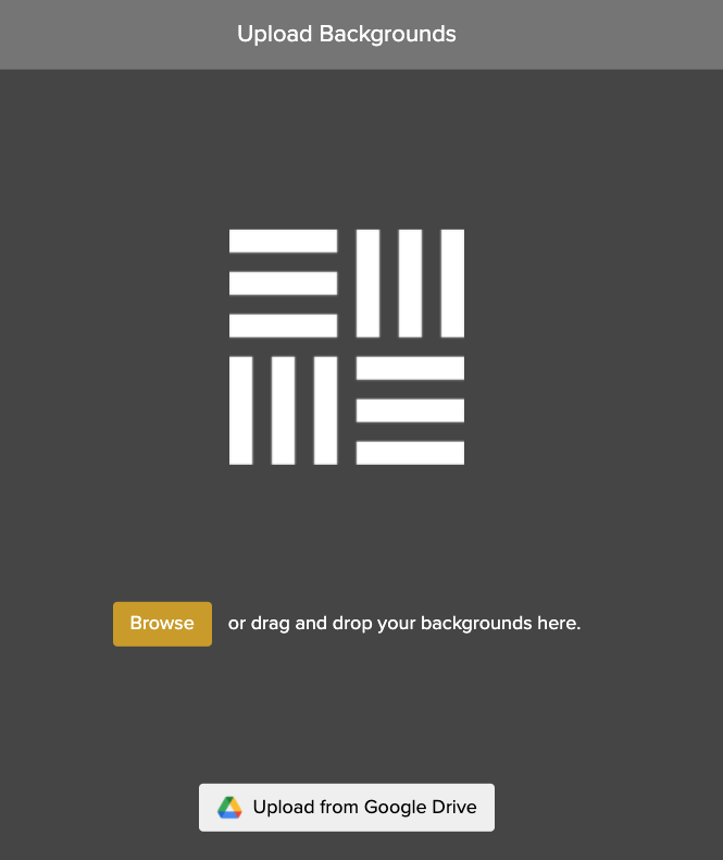 How do I create my own custom background in Encore?